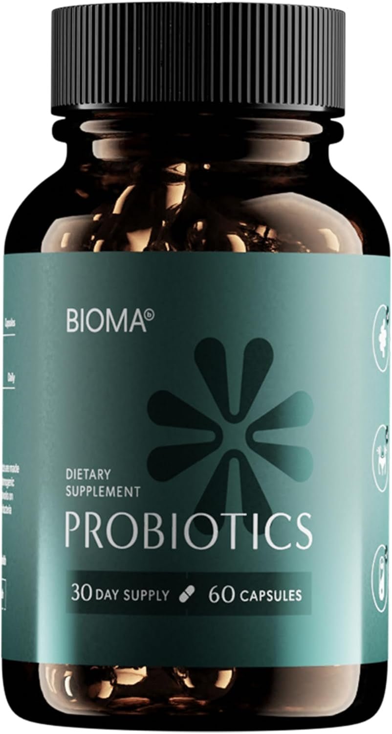 BIOMA Probiotics 3-in-1 Synbiotic Capsules - 60 Count - Vitamen Store